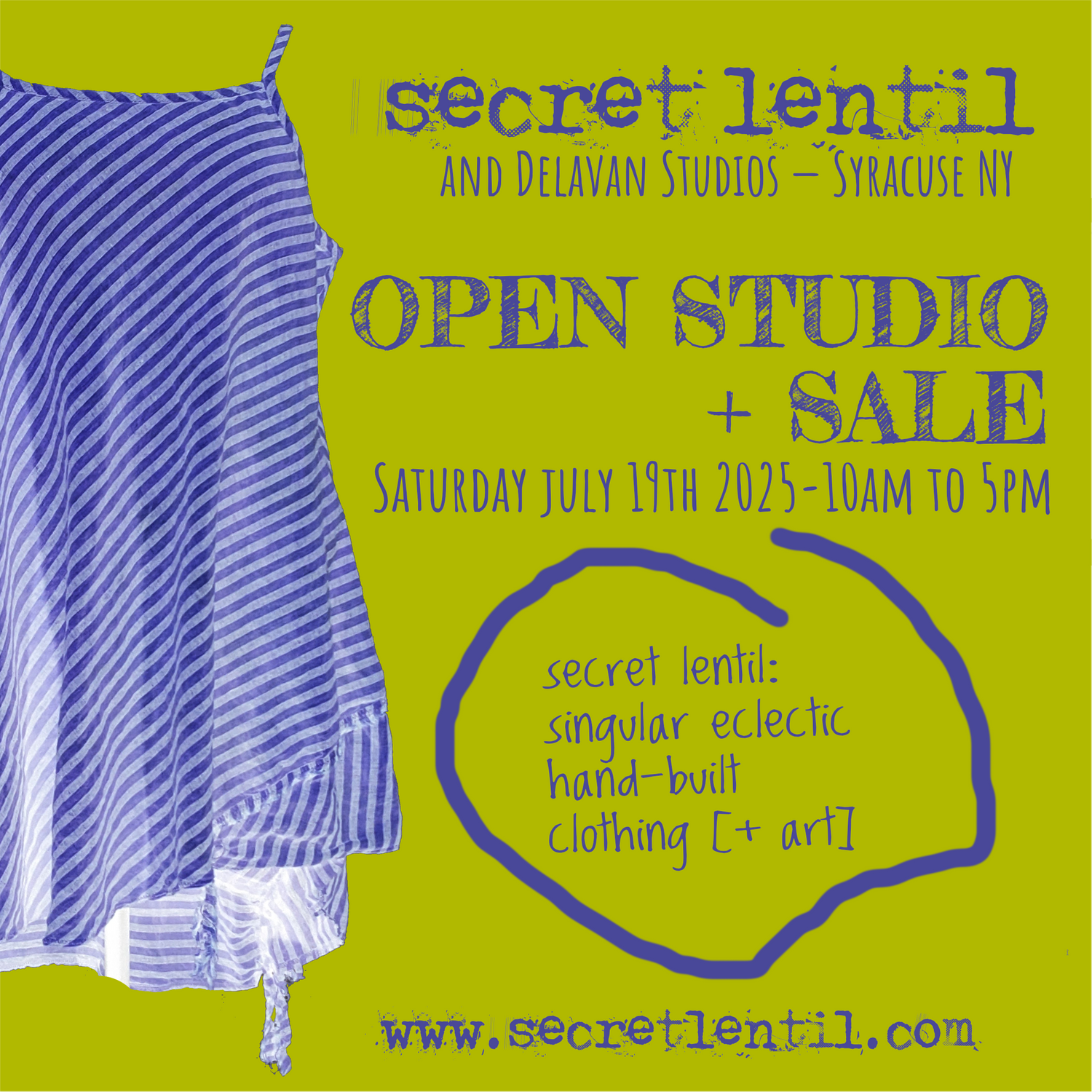 secret lentil ~ eclectic singular clothing, art and other fine things